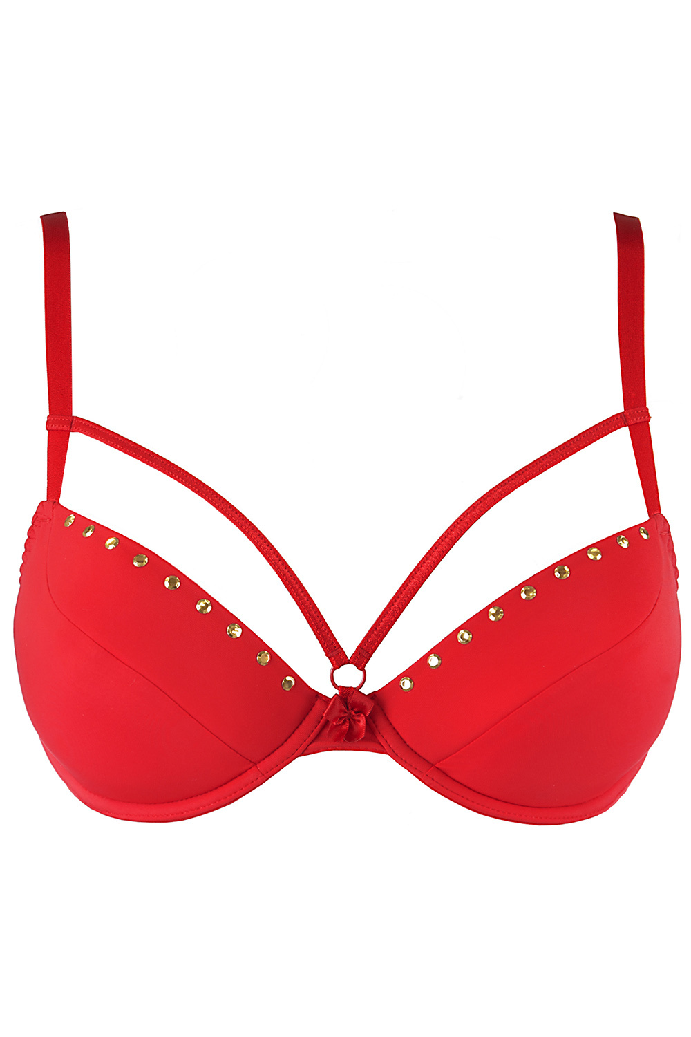 Axami V-10351 Biustonosz push-up, czerwony - sklep Kontri.pl