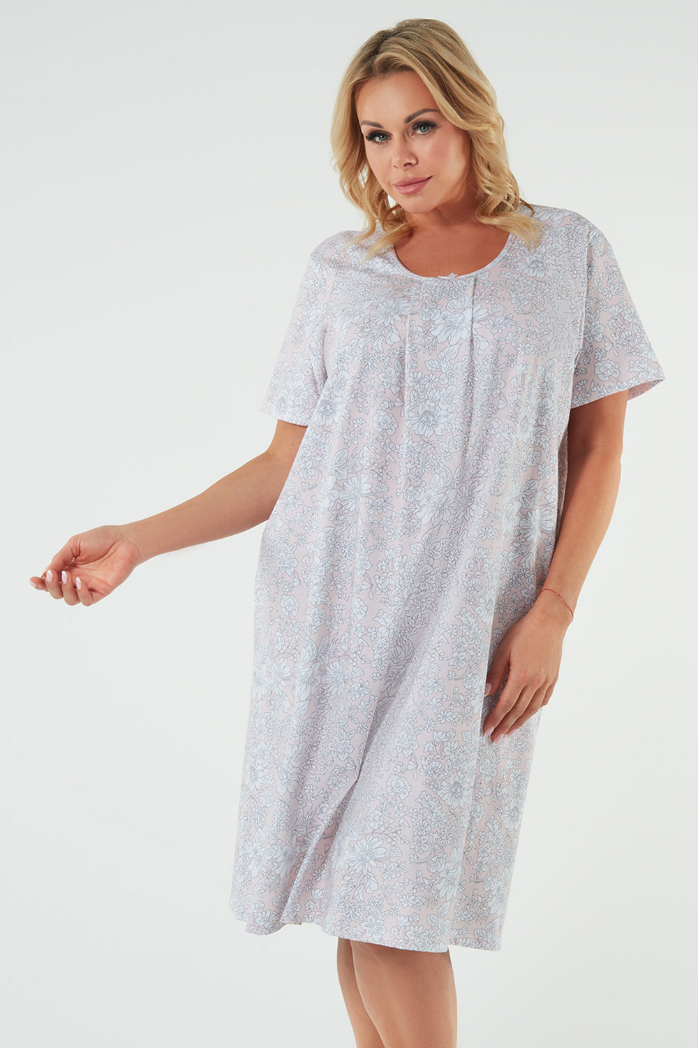 Koszula Italian Fashion Tacoma kr.r. druk/róż - sklep Kontri.pl